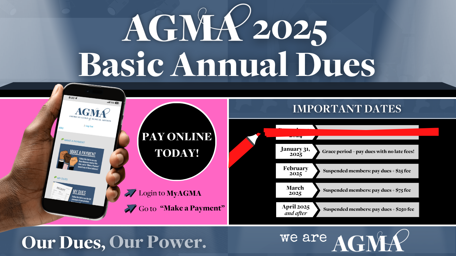 AGMA Members Should Submit 2025 Basic Annual Dues by January 31 ...