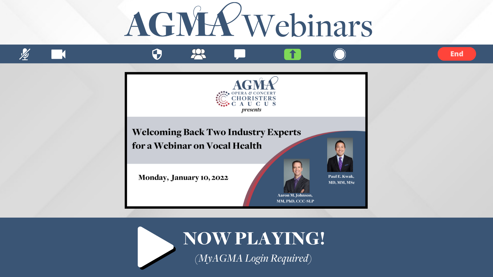 OCCC Maintaining Vocal Health Webinar Now Available to AGMA Members ...