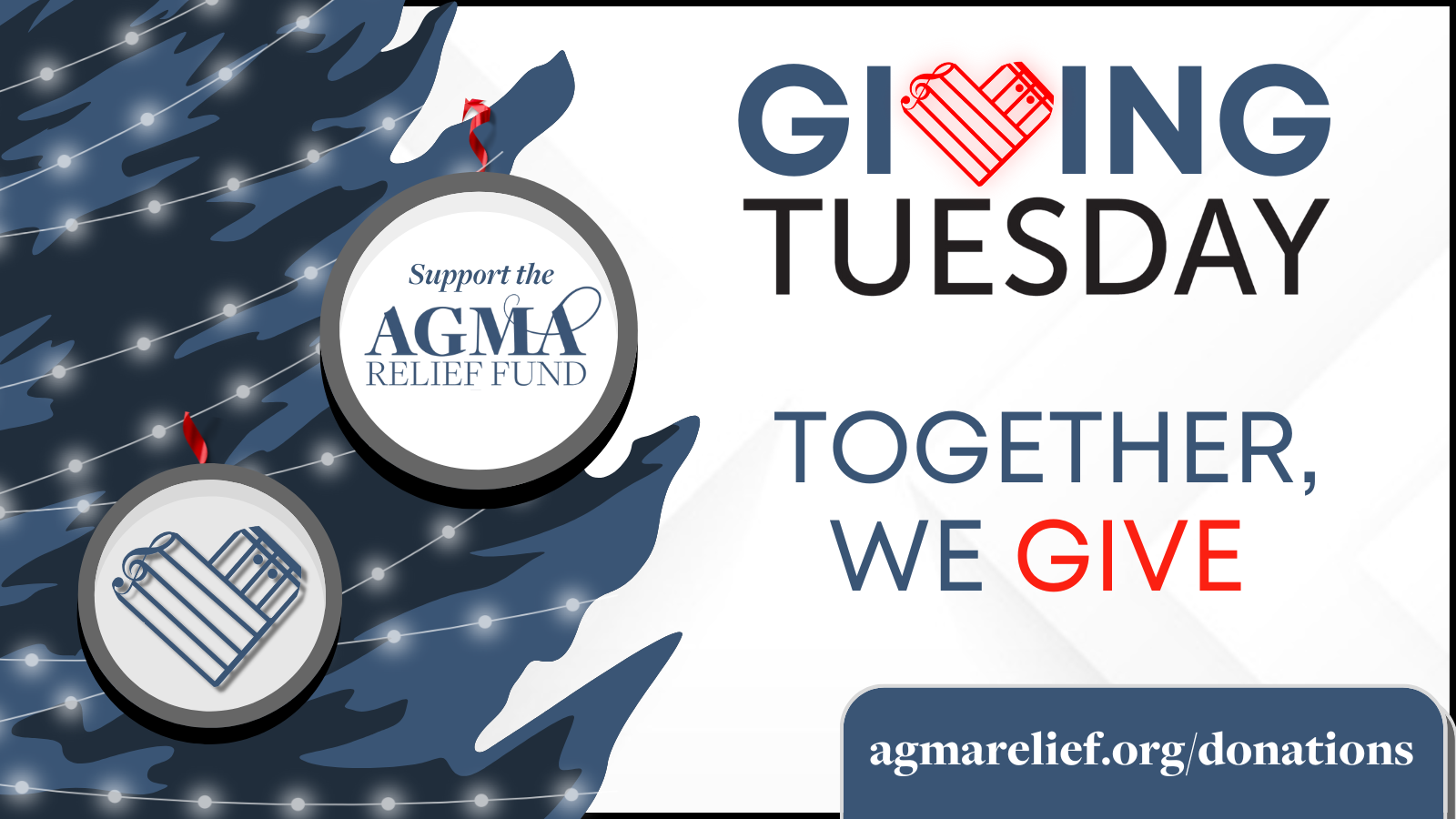 Support AGMA Artists on Giving Tuesday | American Guild of Musical Artists