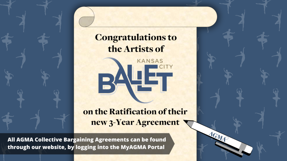 AGMA Ratifies Three Year Agreement with Kansas City Ballet: Contract ...