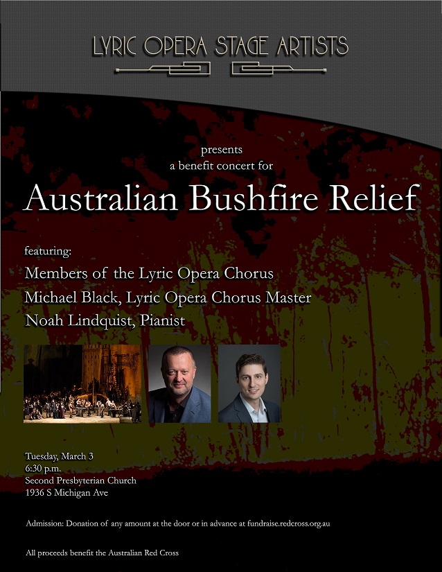 Benefit Concert for Australian Bushfire Relief Announced | American ...