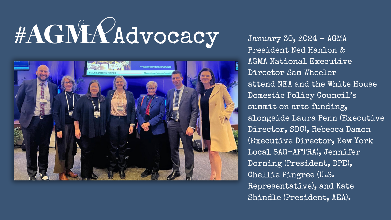 AGMA Attends Arts Funding Summit in D.C. | American Guild of Musical ...