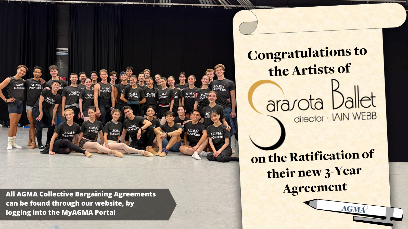 AGMA Ratifies Three-Year Agreement with The Sarasota Ballet | American ...