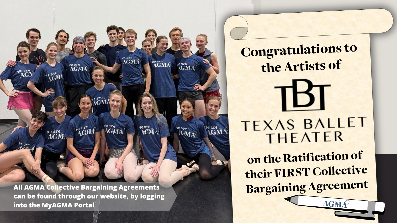 AGMA Announces FIRST Contract with Texas Ballet Theater | American ...